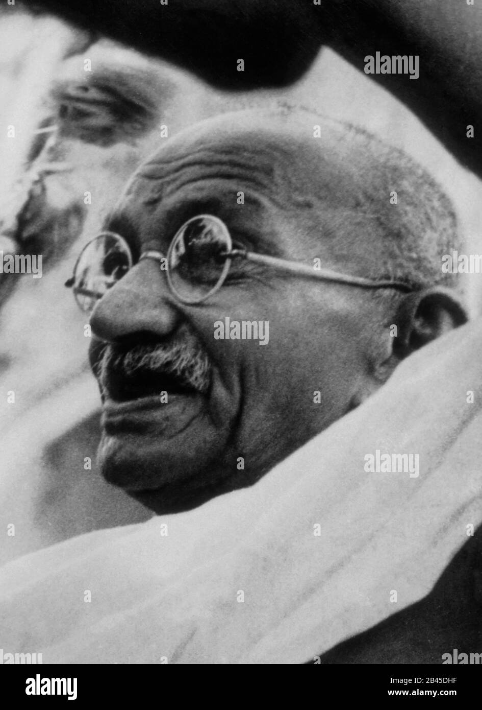 Mahatma Gandhi portrait, India, Asia, 1940s, old vintage 1900s picture ...