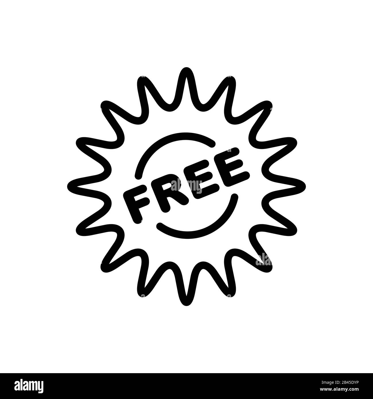 Sticker icon Black and White Stock Photos & Images - Alamy