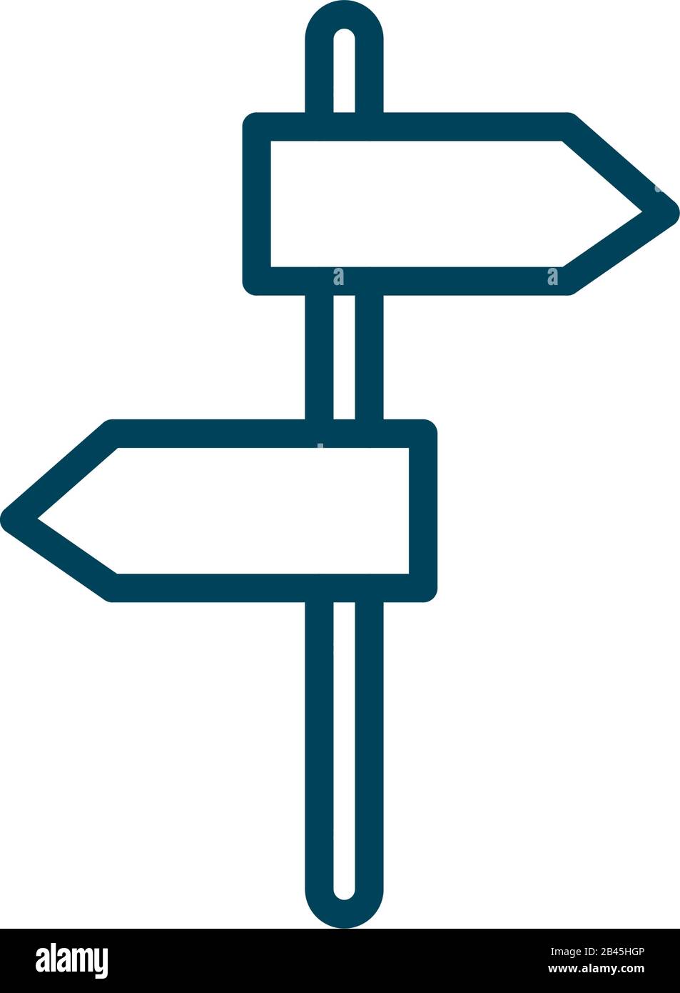 Road sign line style icon design, Street message way information ...