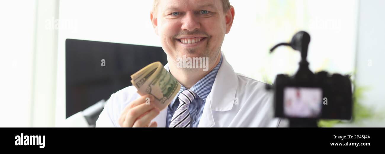 Rich male physician Stock Photo - Alamy