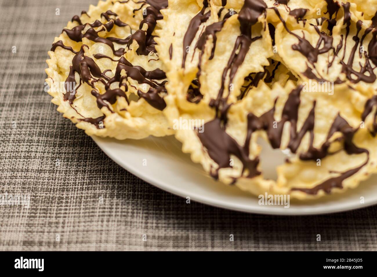 Carnival food typical sfrappole hi-res stock photography and images - Alamy