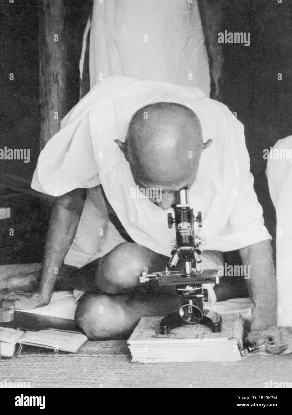Mahatma Gandhi Sevagram Ashram 1940 High Resolution Stock Photography ...