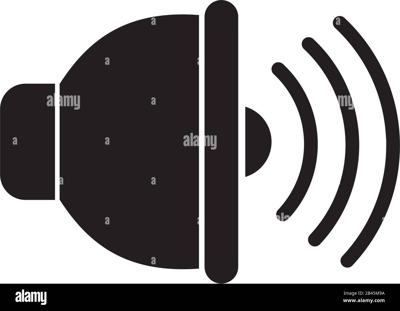 volume silhouette style icon design, Music sound melody song musical ...