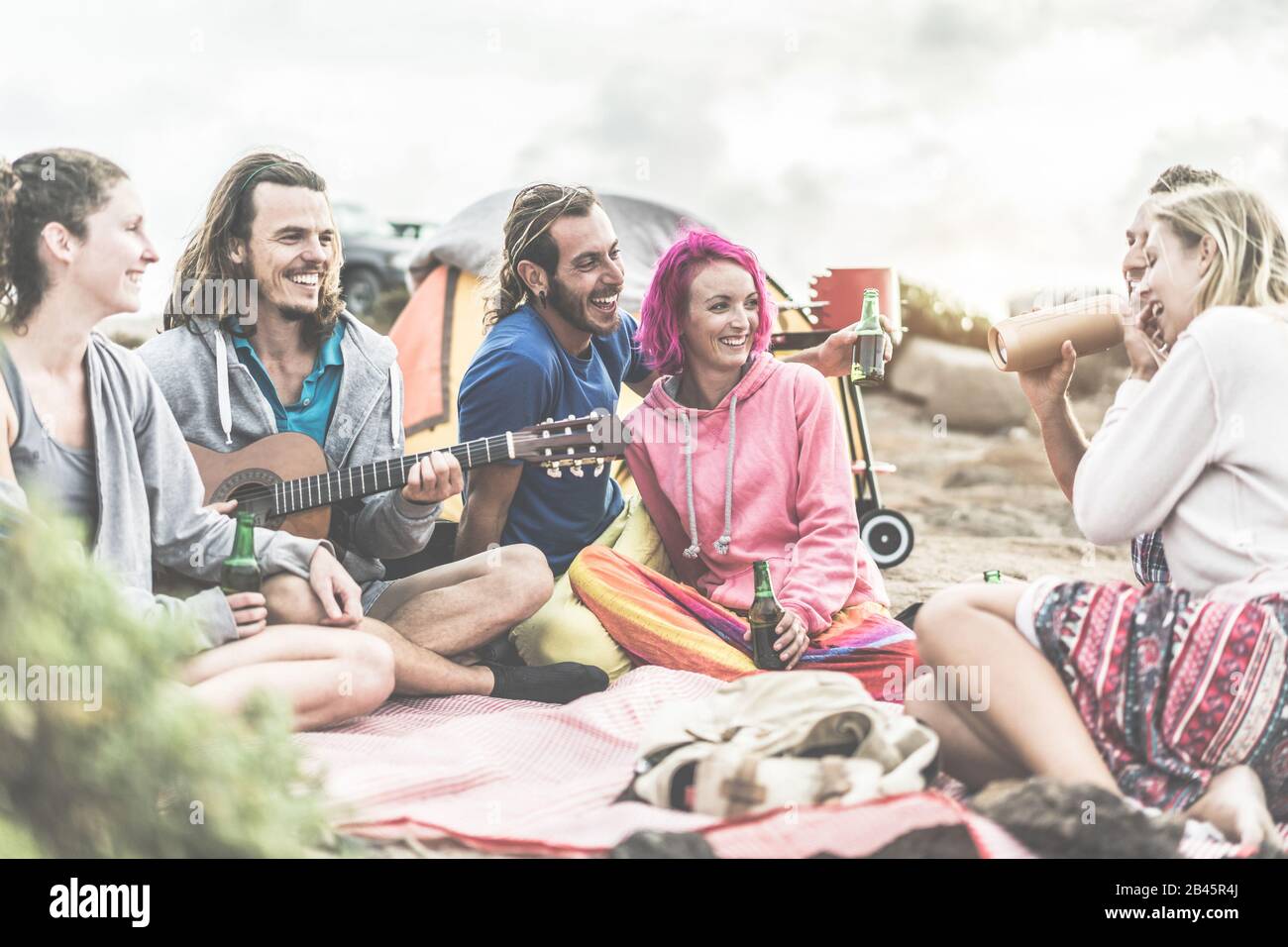 Australia beach barbecue hi-res stock photography and images - Alamy
