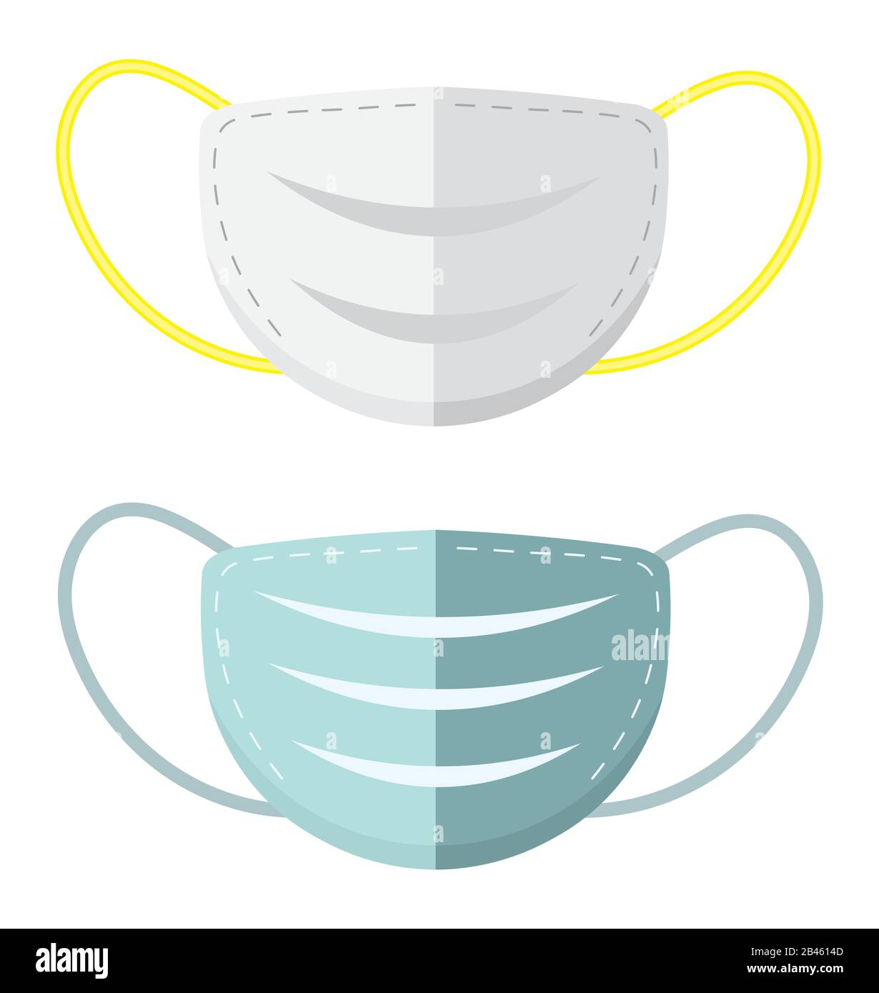 Respiratory face mask Stock Vector Images - Alamy