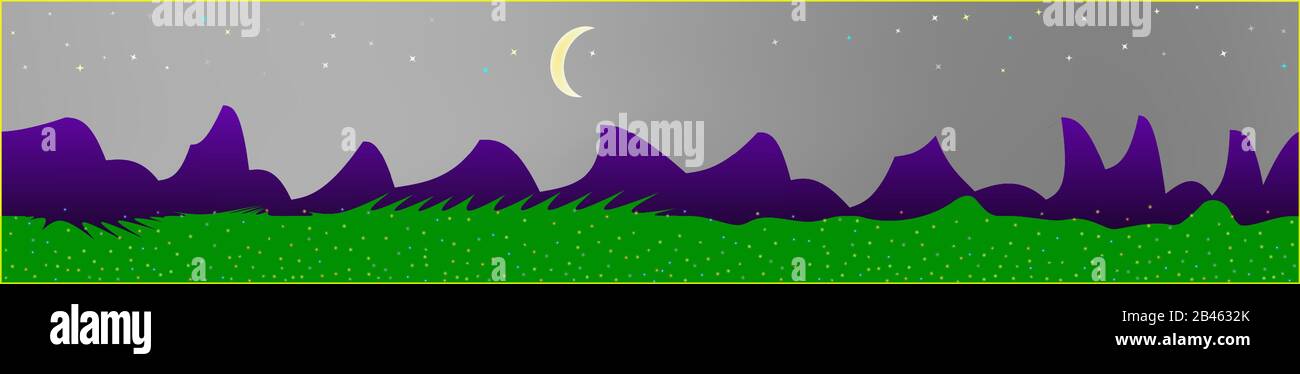 White neutral sky, and mountains landscape. Light colorful skinali art ...