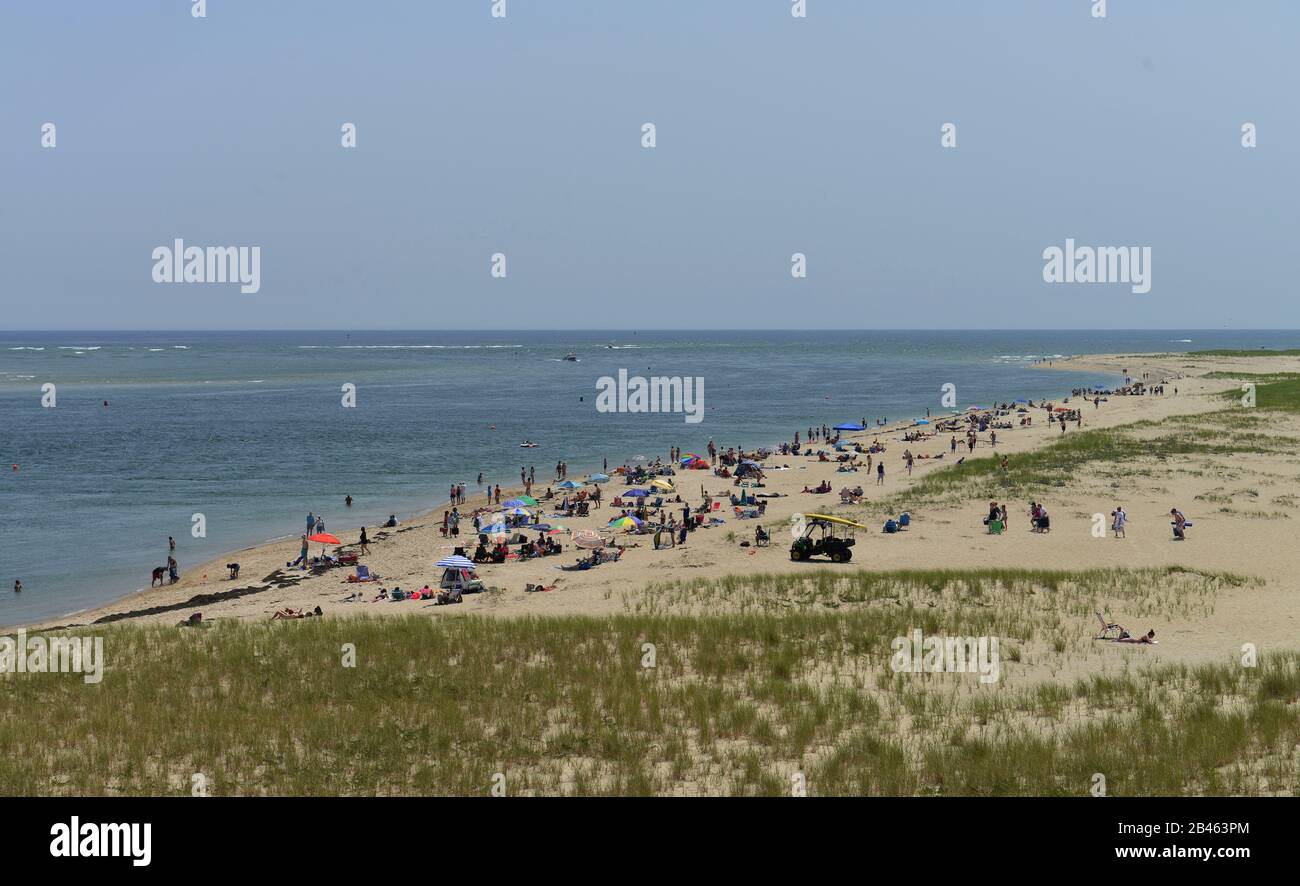 Strand, ´Lighthouse beach´, Chatham, Cape Cod, Massachusetts, USA Stock ...