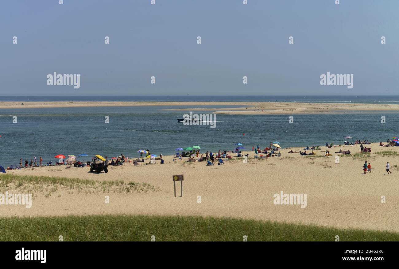 Strand, ´Lighthouse beach´, Chatham, Cape Cod, Massachusetts, USA Stock ...
