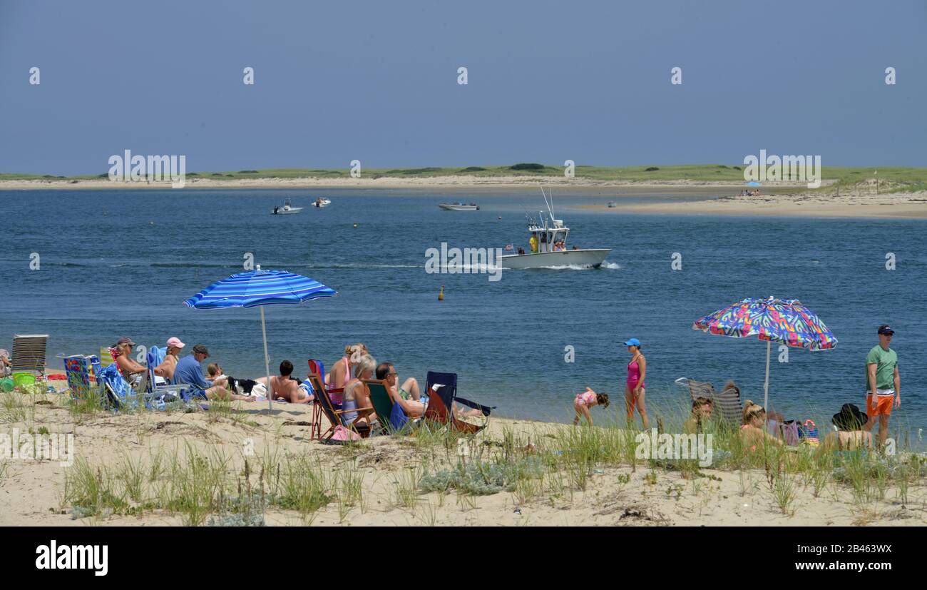 Strand, ´Lighthouse beach´, Chatham, Cape Cod, Massachusetts, USA Stock ...