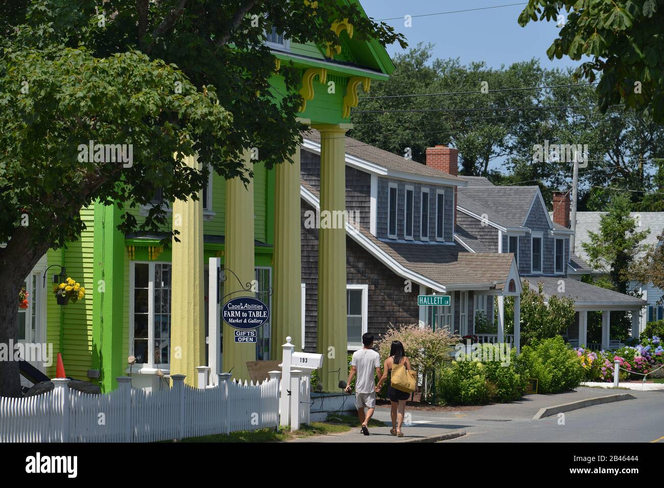 Strassenszene, Main Street, Chatham, Cape Cod, Massachusetts, USA Stock ...