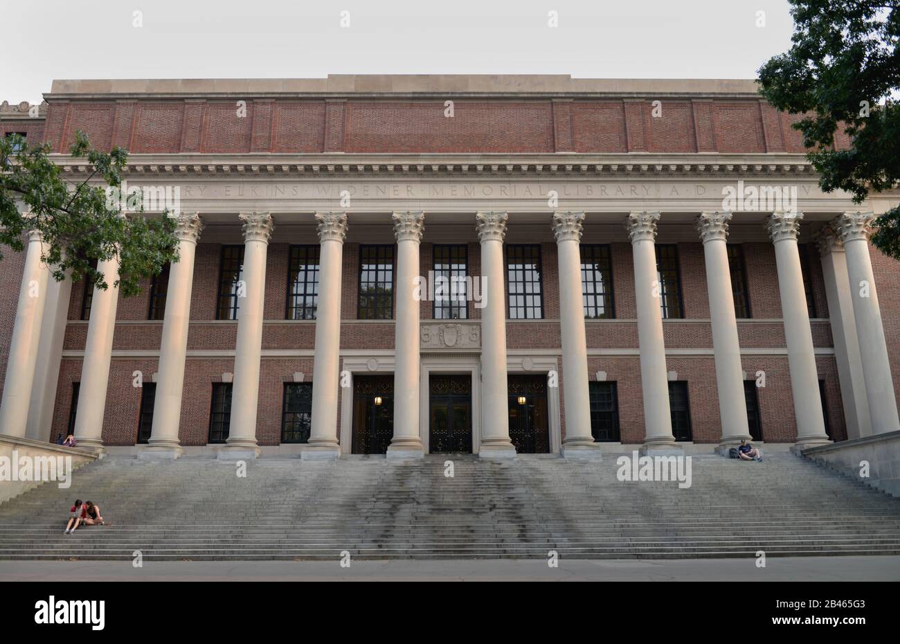 Bibliothek ´Harry Elkins Widener Memorial Library´, Havard Universitaet ...