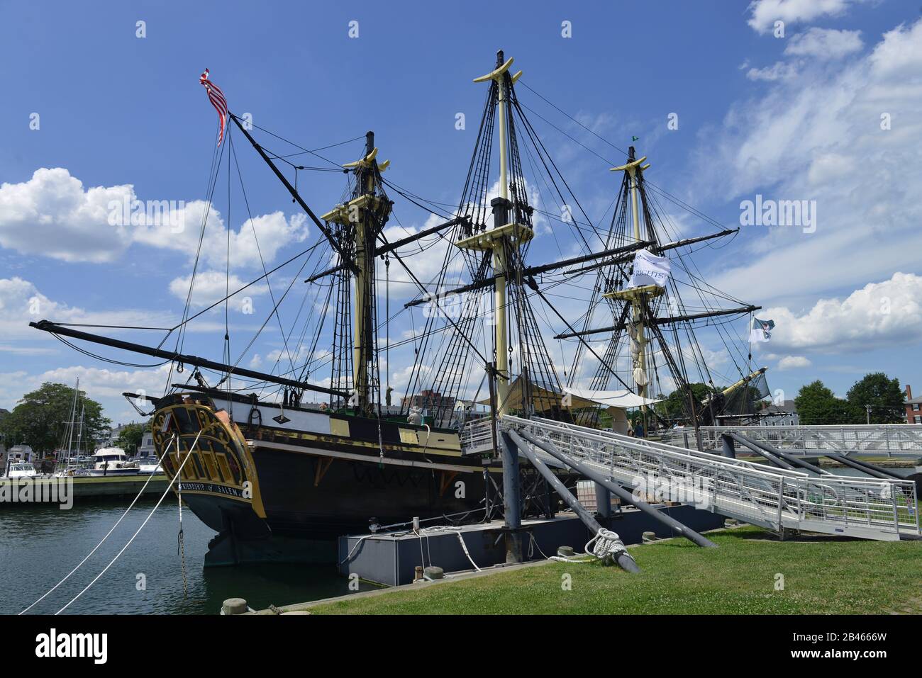 ´Friendship of Salem´, Hafen, Salem, Massachusetts, USA Stock Photo - Alamy
