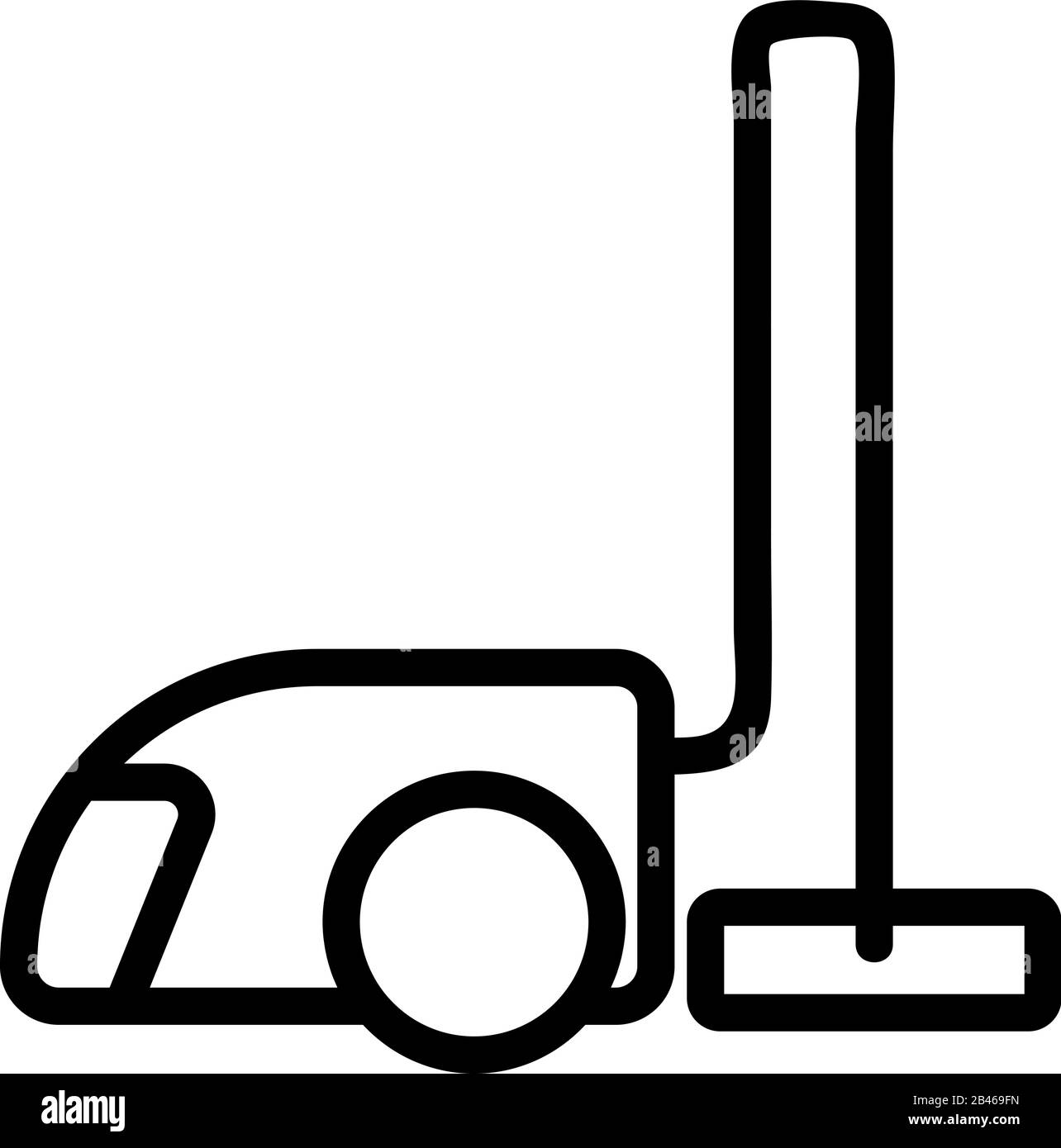 vacuum cleaner icon vector. Isolated contour symbol illustration Stock ...