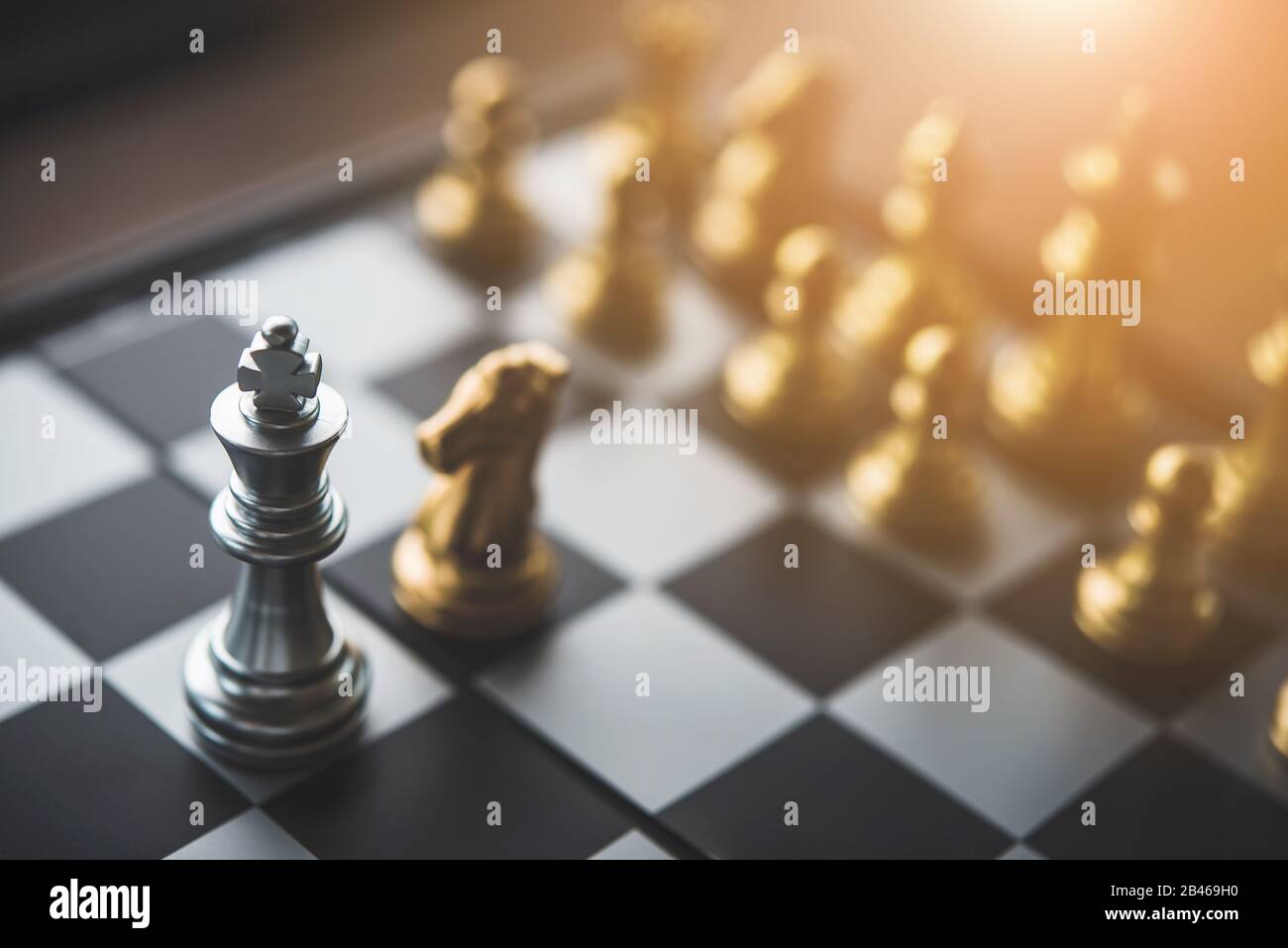 chess board game for ideas and competition and strategy, business ...