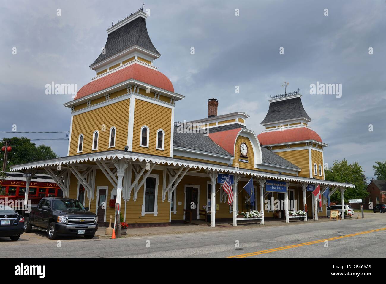 North conway railroad hi-res stock photography and images - Alamy