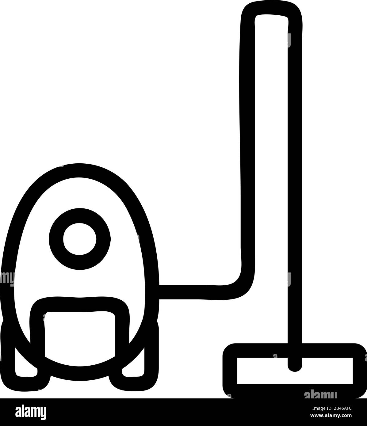 vacuum cleaner icon vector. Isolated contour symbol illustration Stock ...