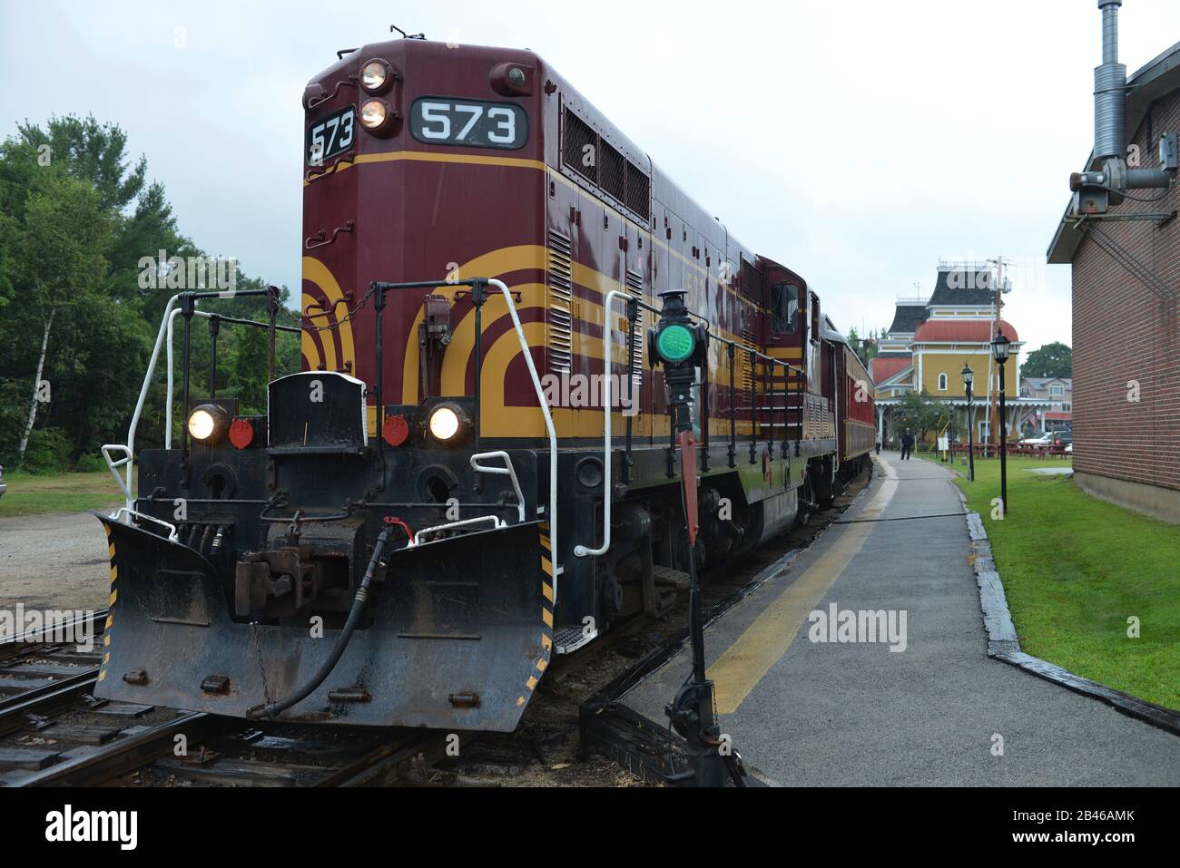 Conway scenic railroad hi-res stock photography and images - Alamy