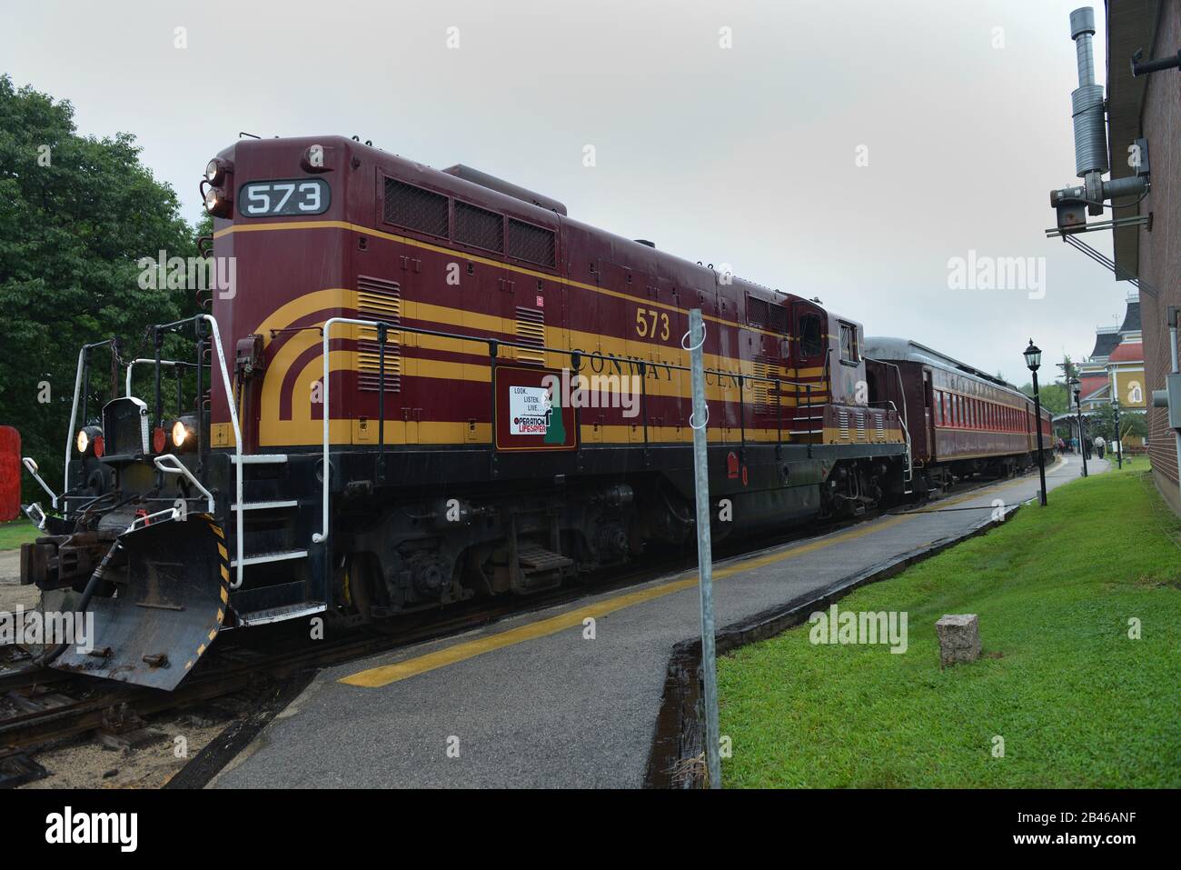 Conway scenic railroad hi-res stock photography and images - Alamy