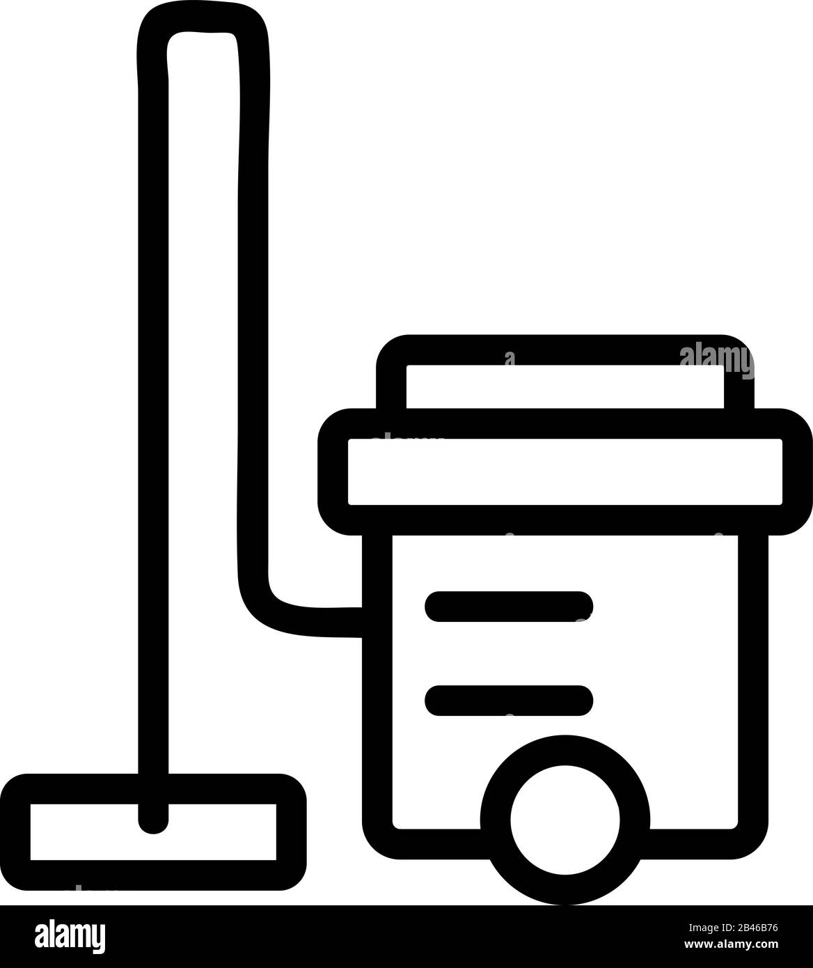 vacuum cleaner icon vector. Isolated contour symbol illustration Stock ...