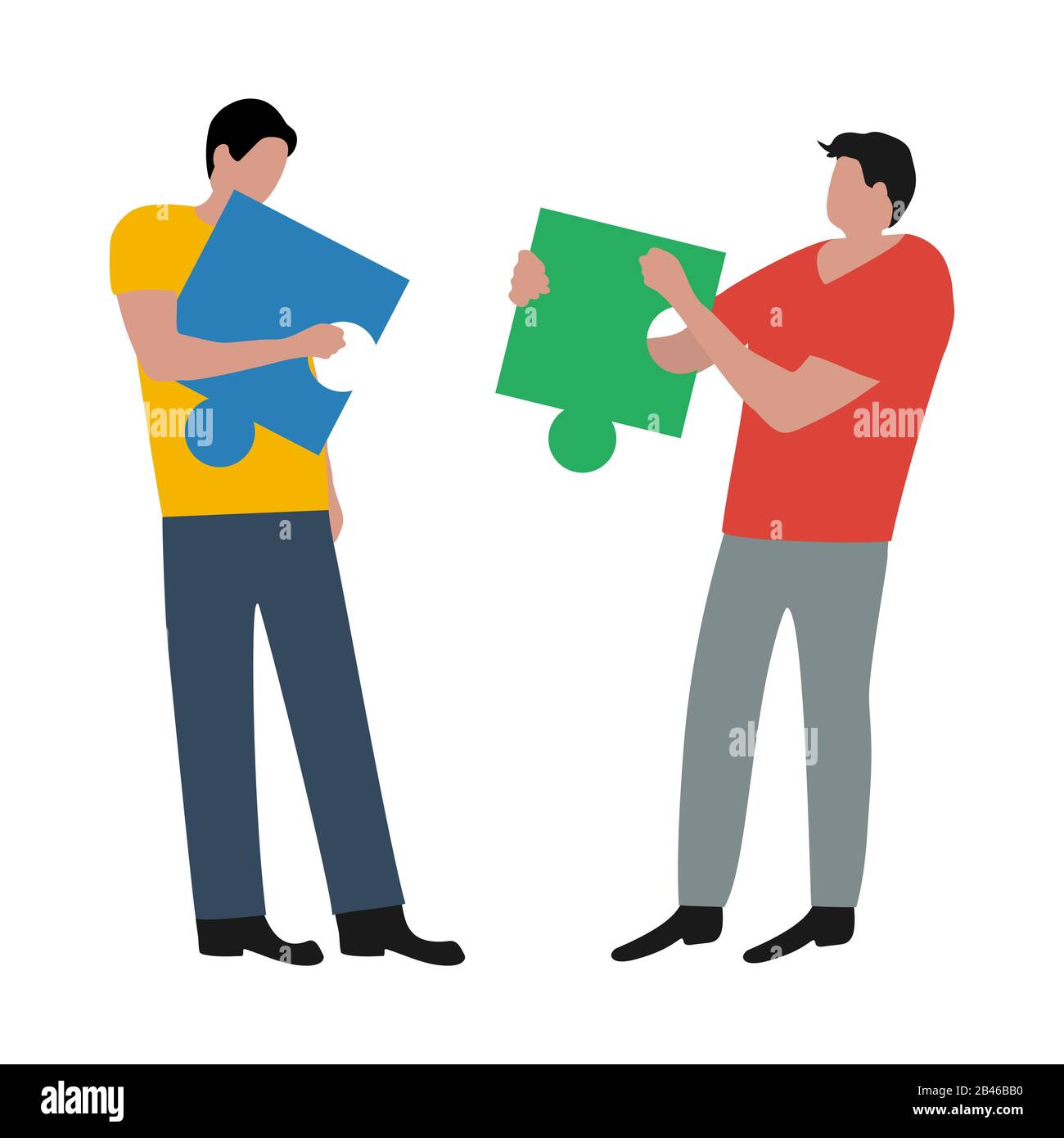 Puzzled People Clipart