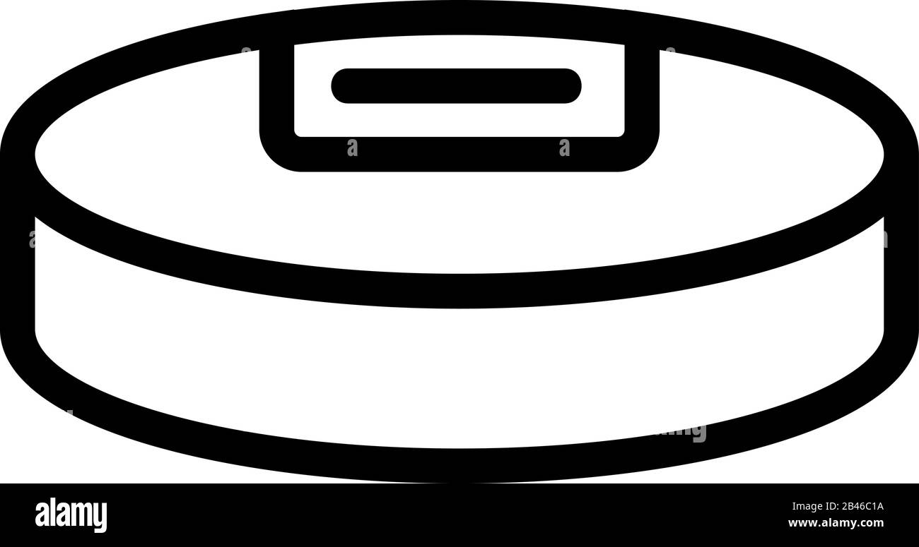 Modern vacuum cleaner icon vector. Isolated contour symbol illustration ...