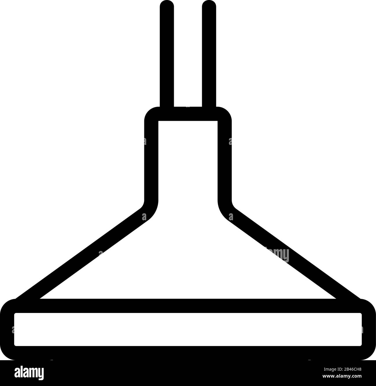 Modern vacuum cleaner icon vector. Isolated contour symbol illustration ...