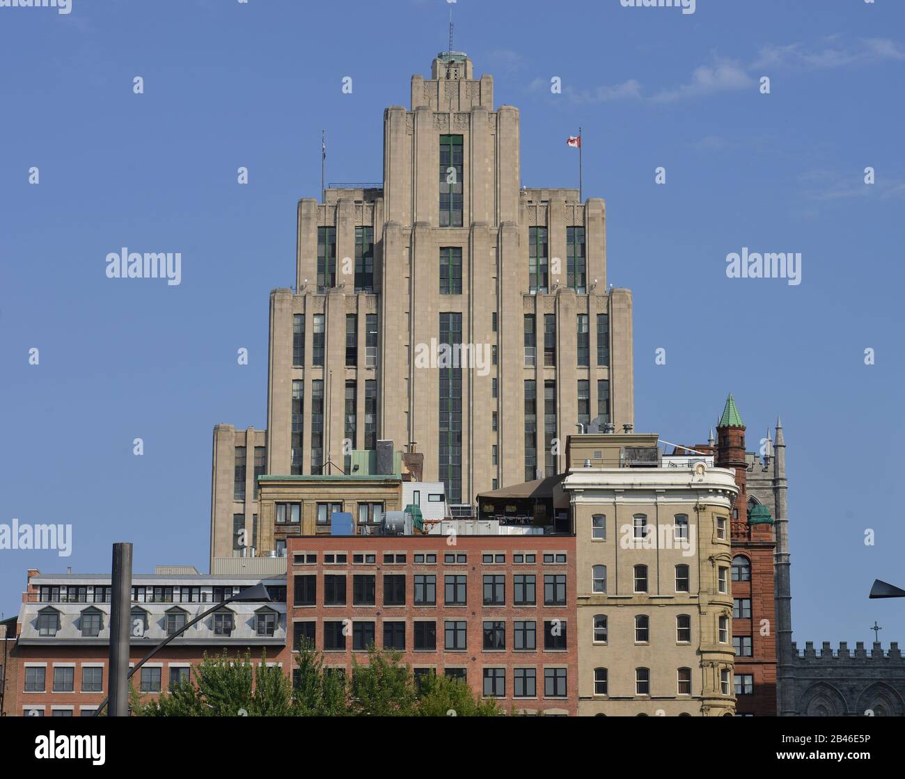 Aldred Building, Place d'Armes, Montreal, Quebec, Kanada Stock Photo ...