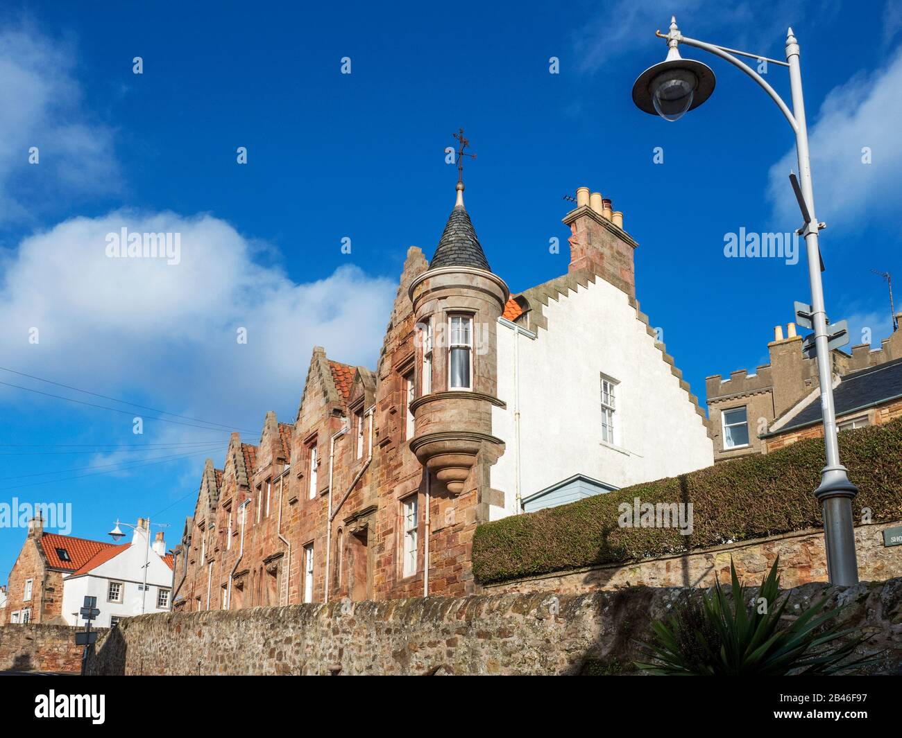 Castle Terrace circa 1900 listed buildings in Crail East Neuk of Fife ...
