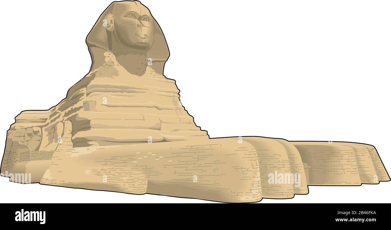 Sphinx Vector Illustration Stock Vector Image & Art - Alamy