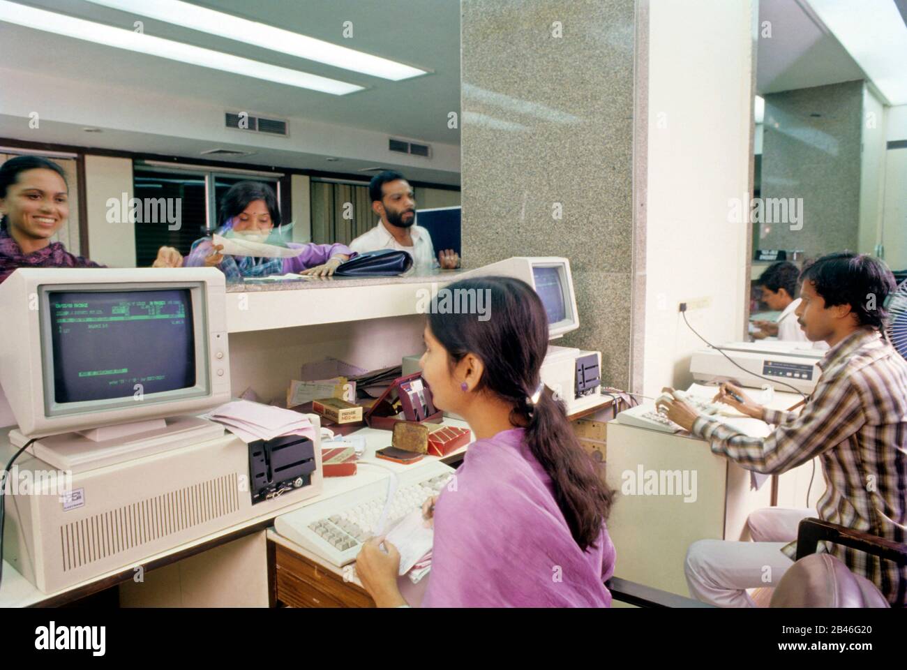 People Working In Bank People Working In Bank