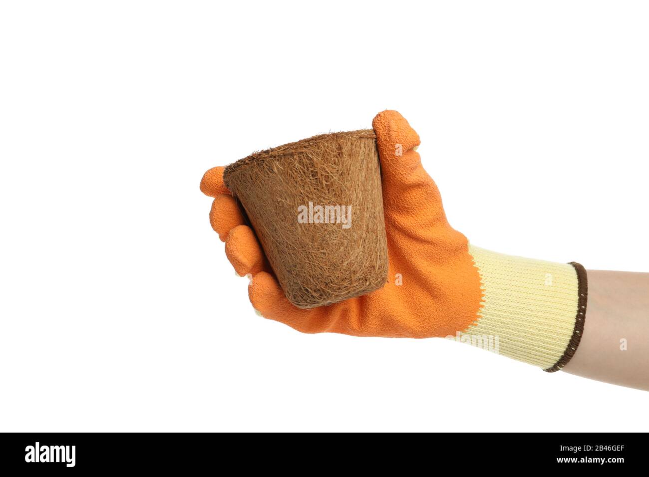 Hand glove on holds Cut Out Stock Images & Pictures - Alamy