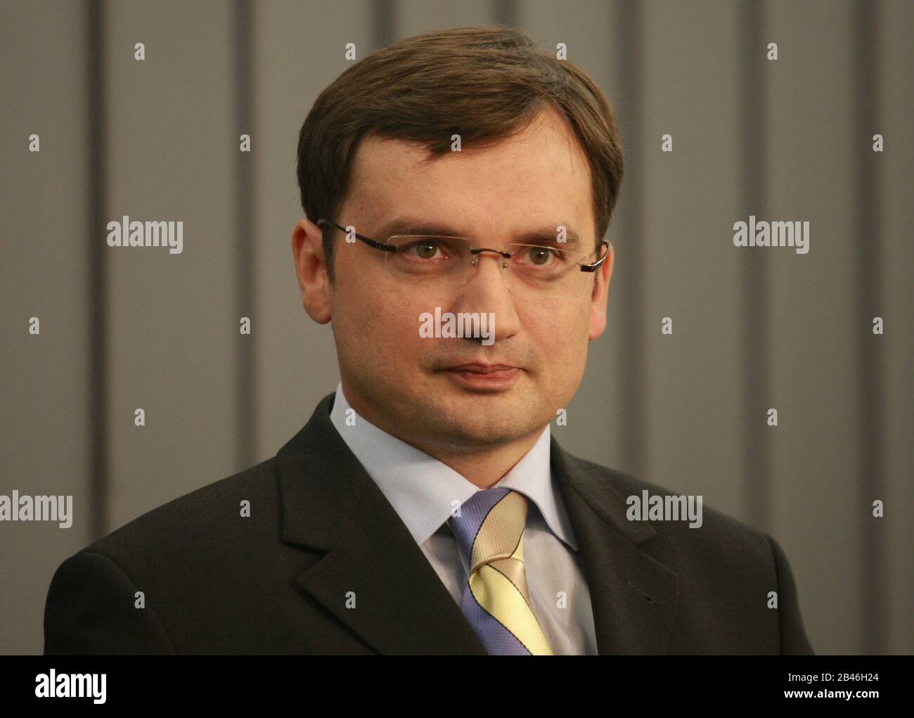 Warszawa 17.10.2008 Konferencja prasowa PiS n/z Zbigniew Ziobro posel ...