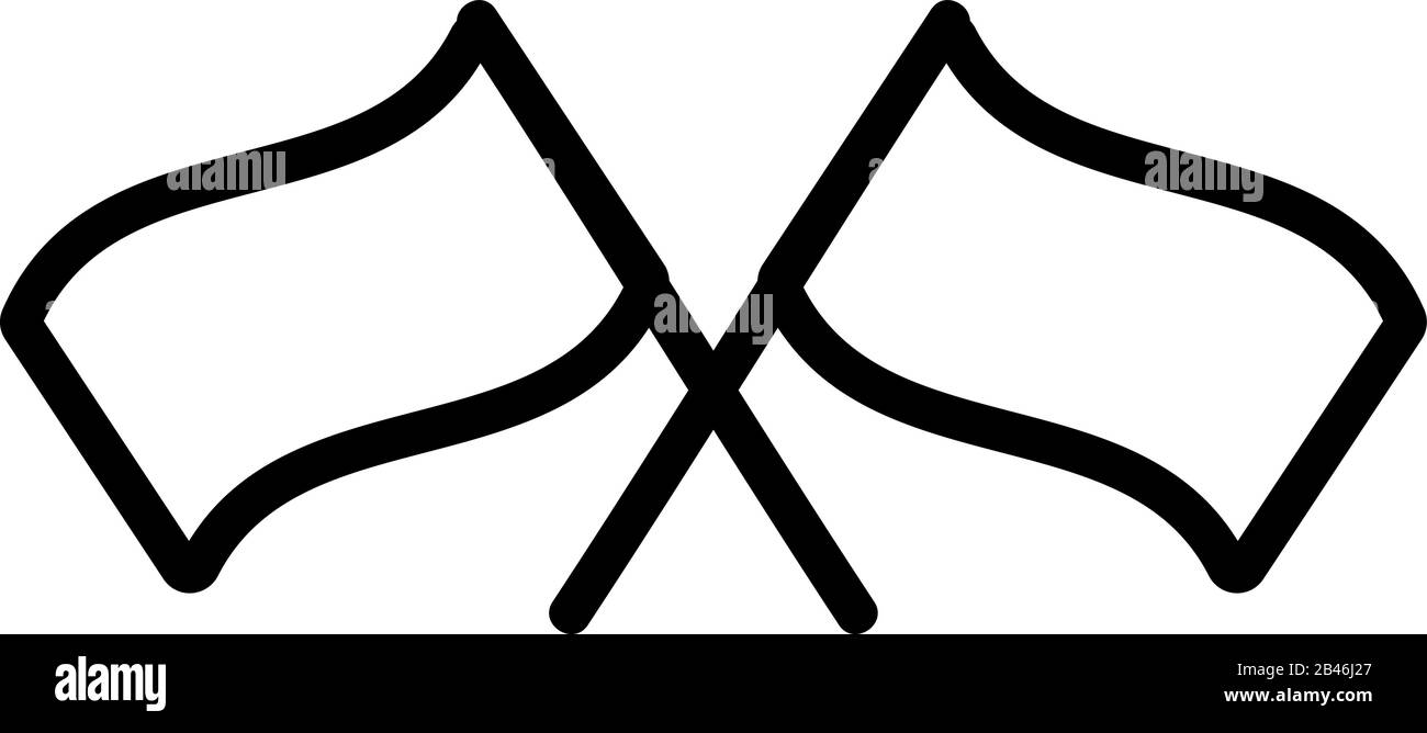 Color Guard Cross Flags