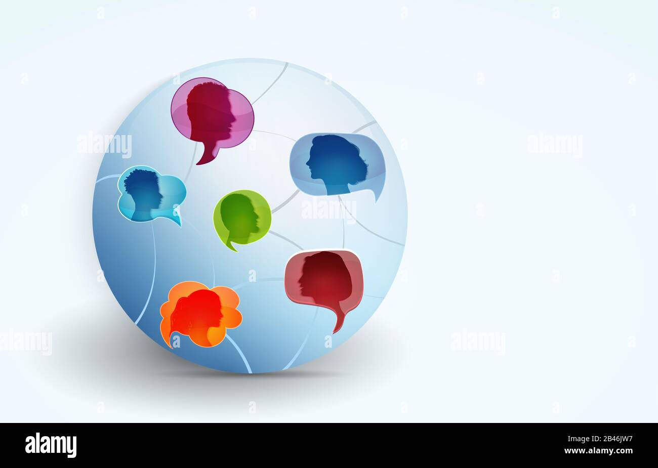 Social communication global networking hi-res stock photography and ...