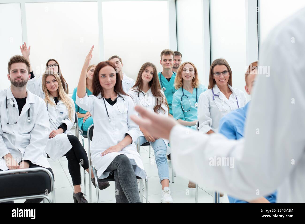 Medical students lecture hall hi-res stock photography and images - Alamy