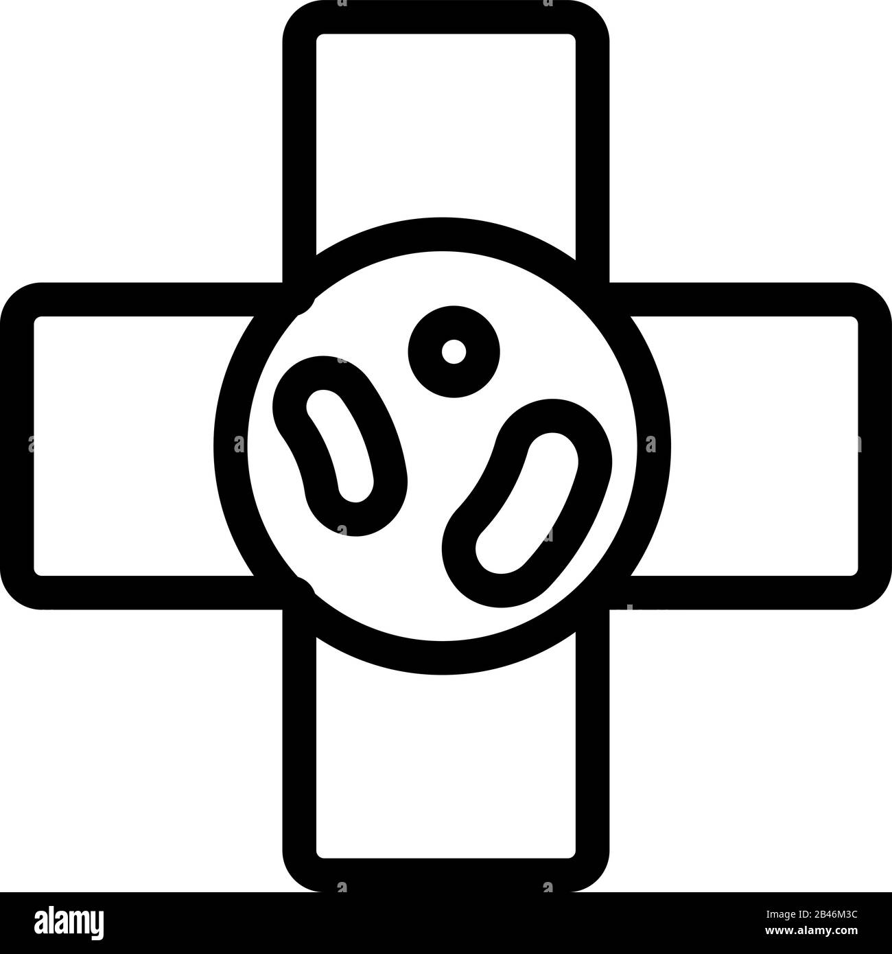 probiotic icon vector. Isolated contour symbol illustration Stock ...