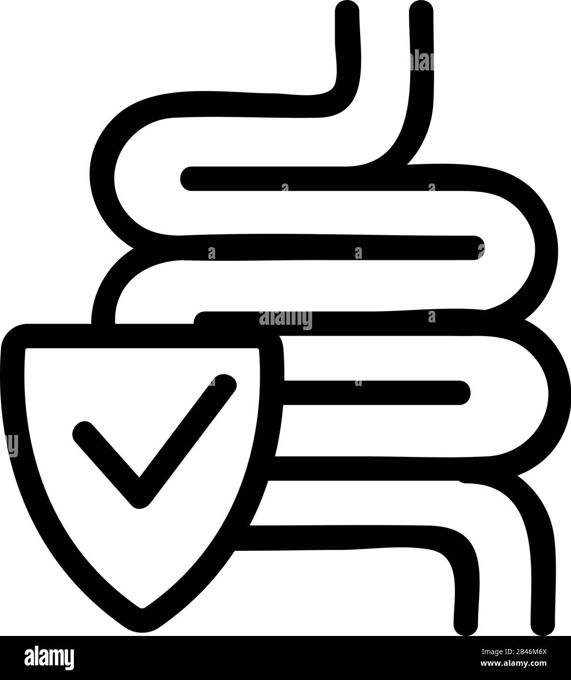 probiotic icon vector. Isolated contour symbol illustration Stock ...