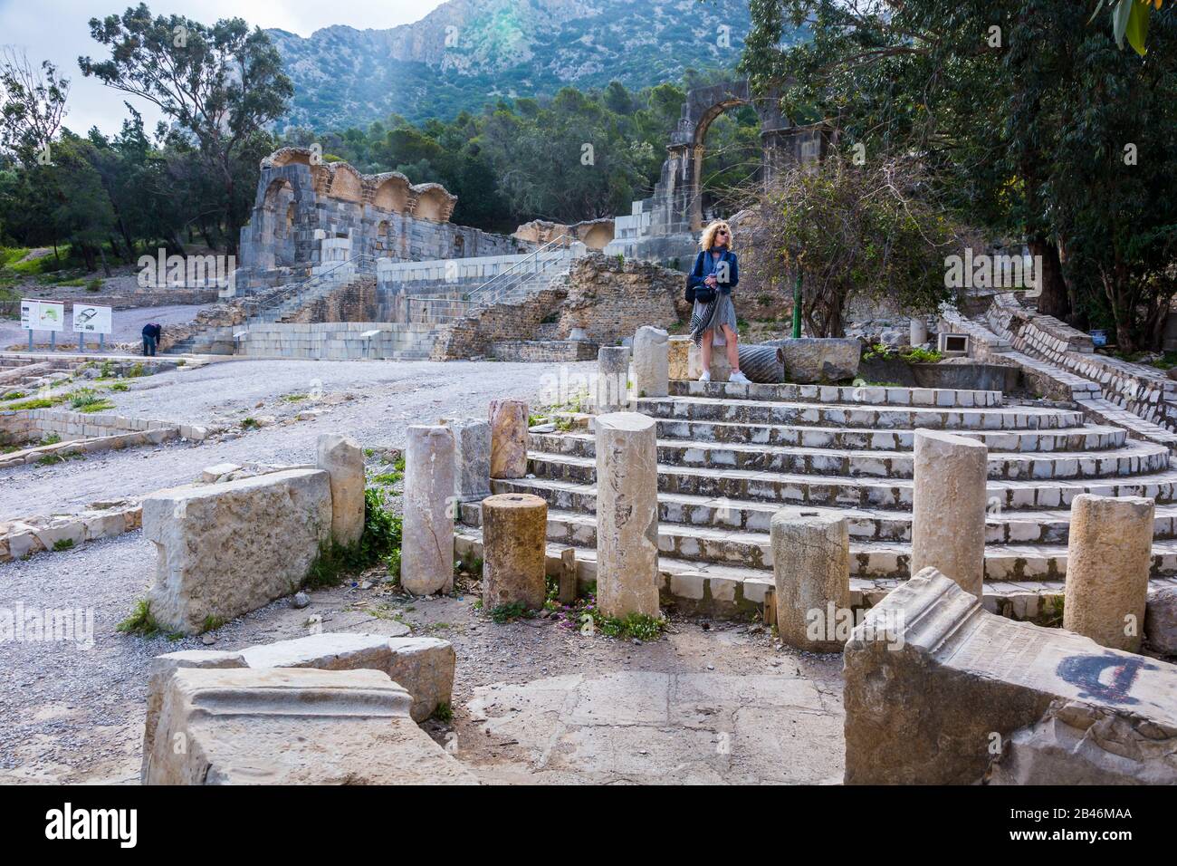 Water Temple. Zaghouan. Tunisia Stock Photo - Alamy