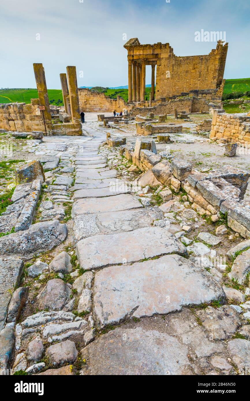 Roman city ruins Stock Photo - Alamy