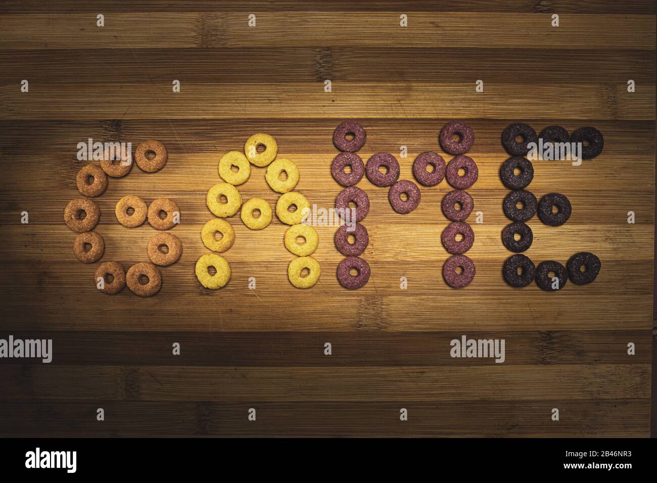 Donut word hi-res stock photography and images - Alamy