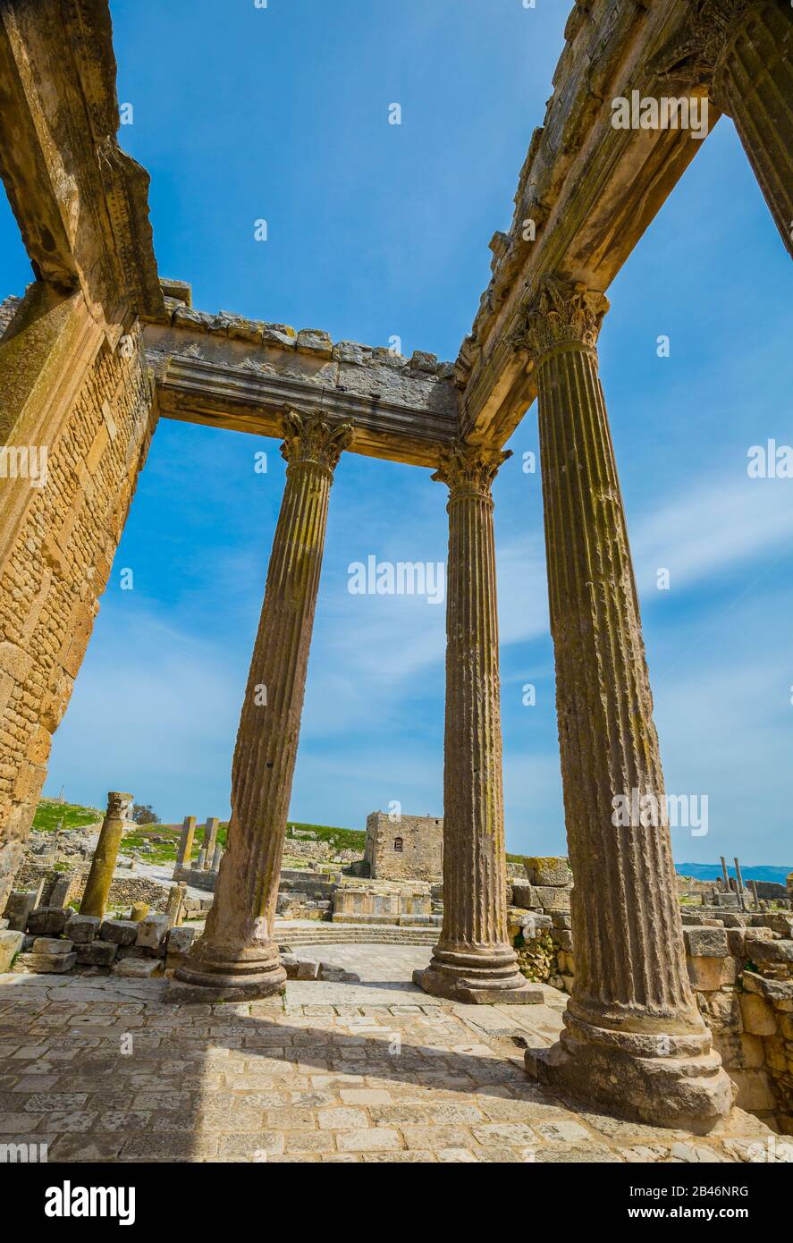 Roman city ruins Stock Photo - Alamy