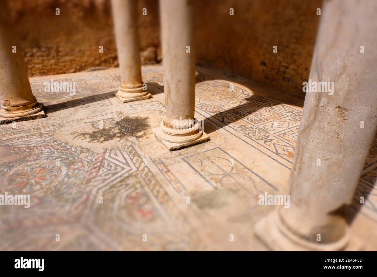 Thermal baths. Roman city ruins Stock Photo - Alamy