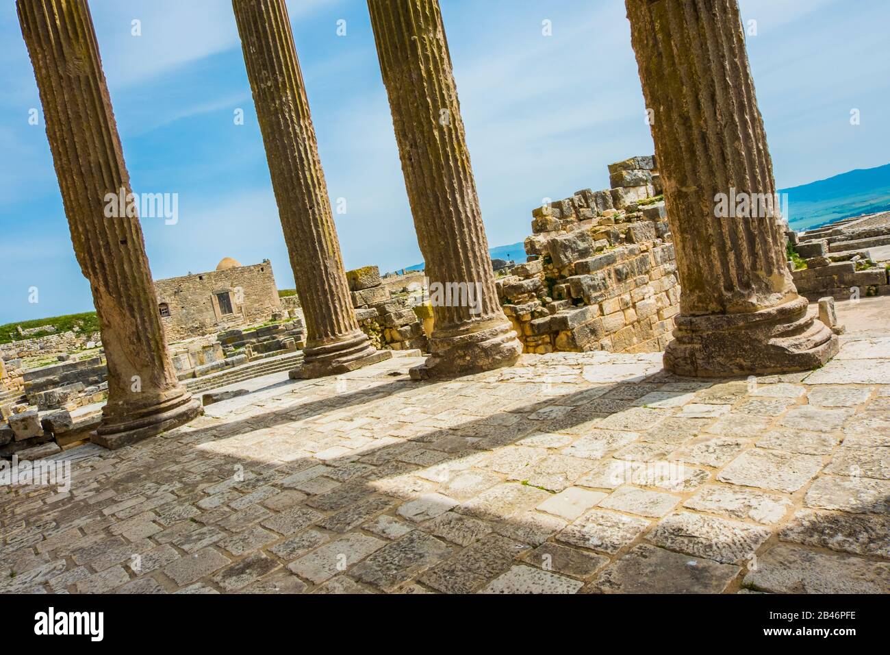 Roman city ruins Stock Photo - Alamy