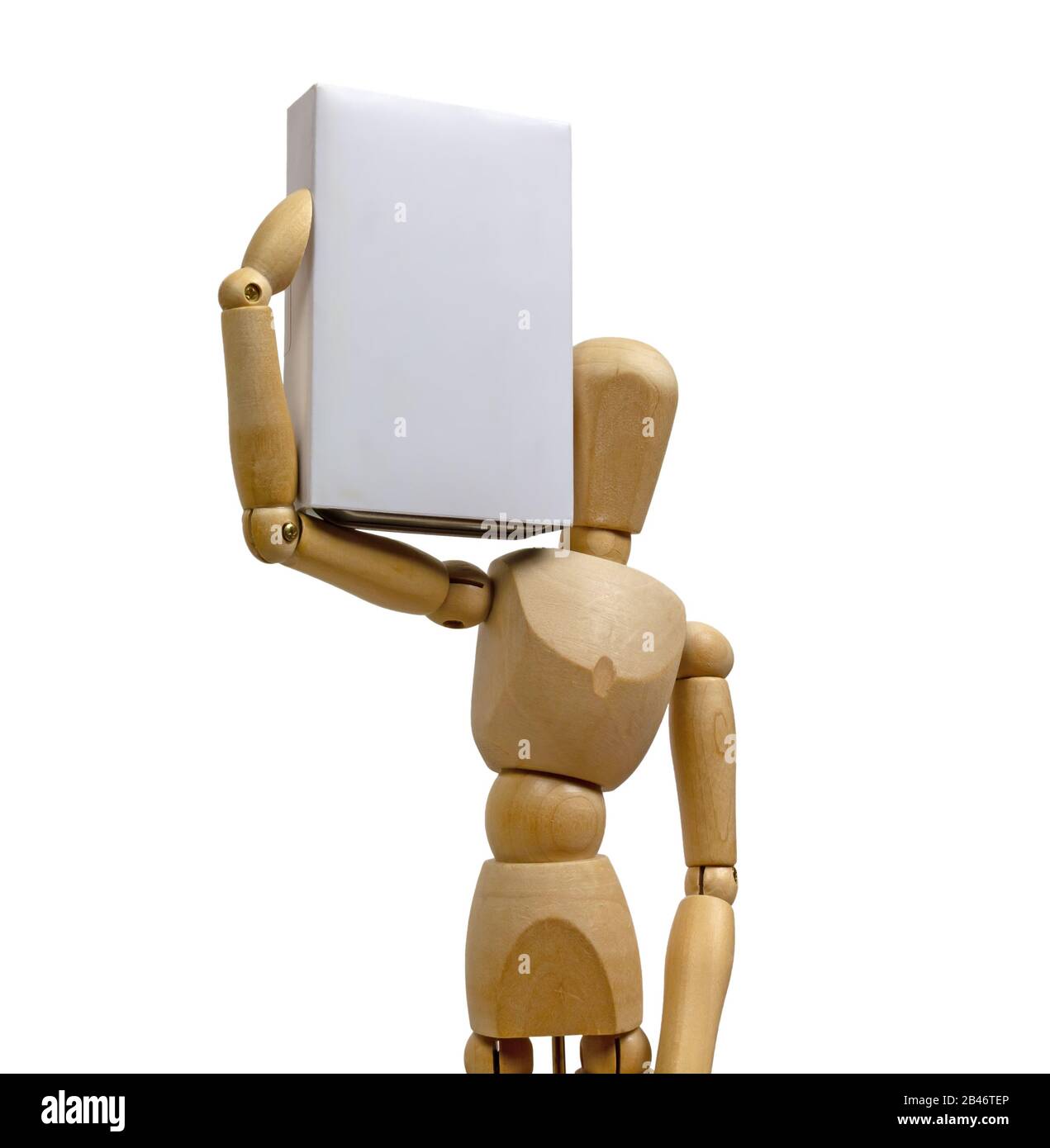 Delivery man big parcel on hi-res stock photography and images - Alamy