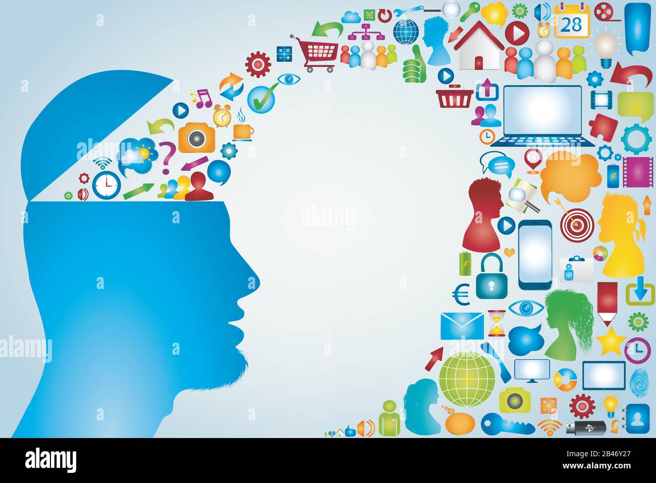 Exchanging of information hi-res stock photography and images - Alamy