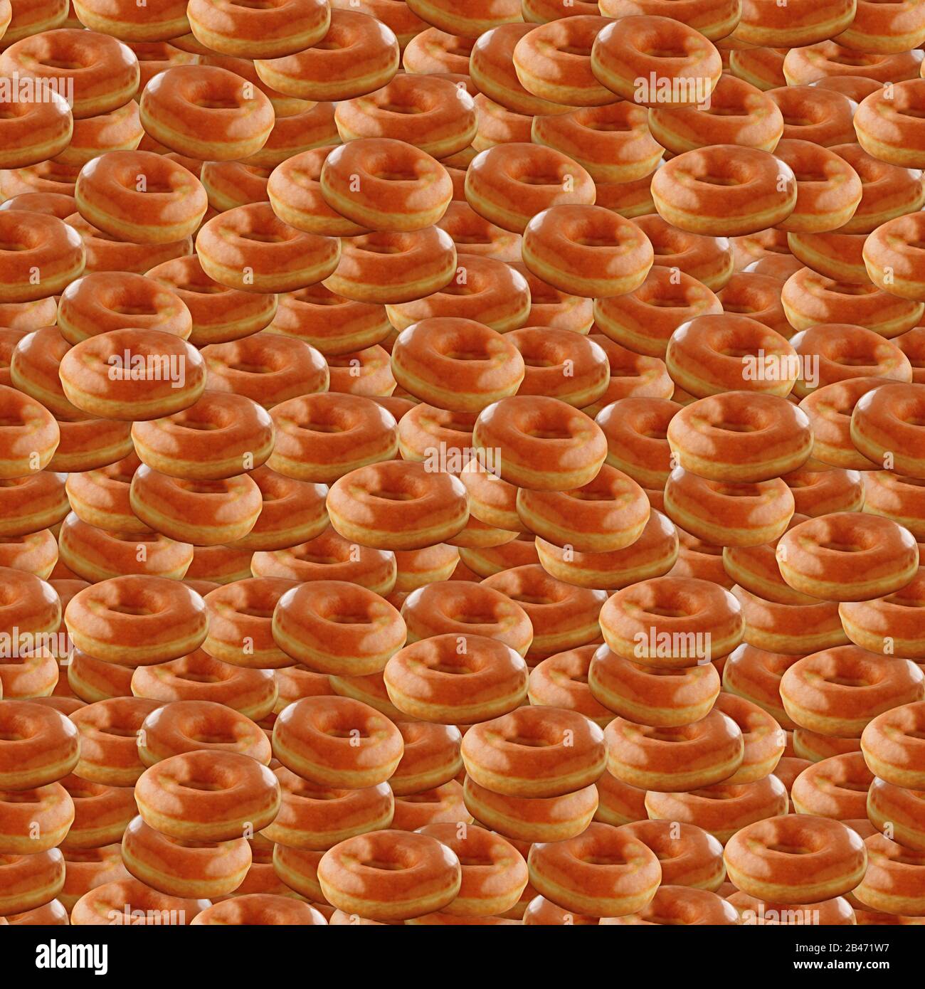 Glazed Doughnuts Seamless Texture Tile Stock Photo - Alamy