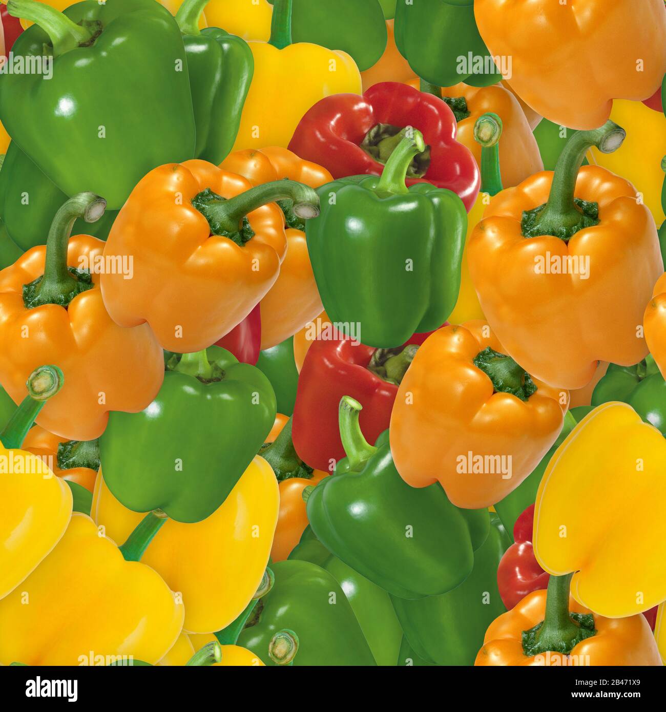 Bell Peppers Seamless Texture Tile Stock Photo - Alamy