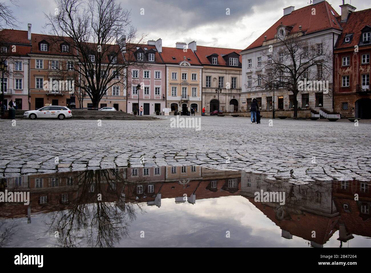 Warsaw, Poland - February 20, 2020: Late-Renaissance style burgher ...