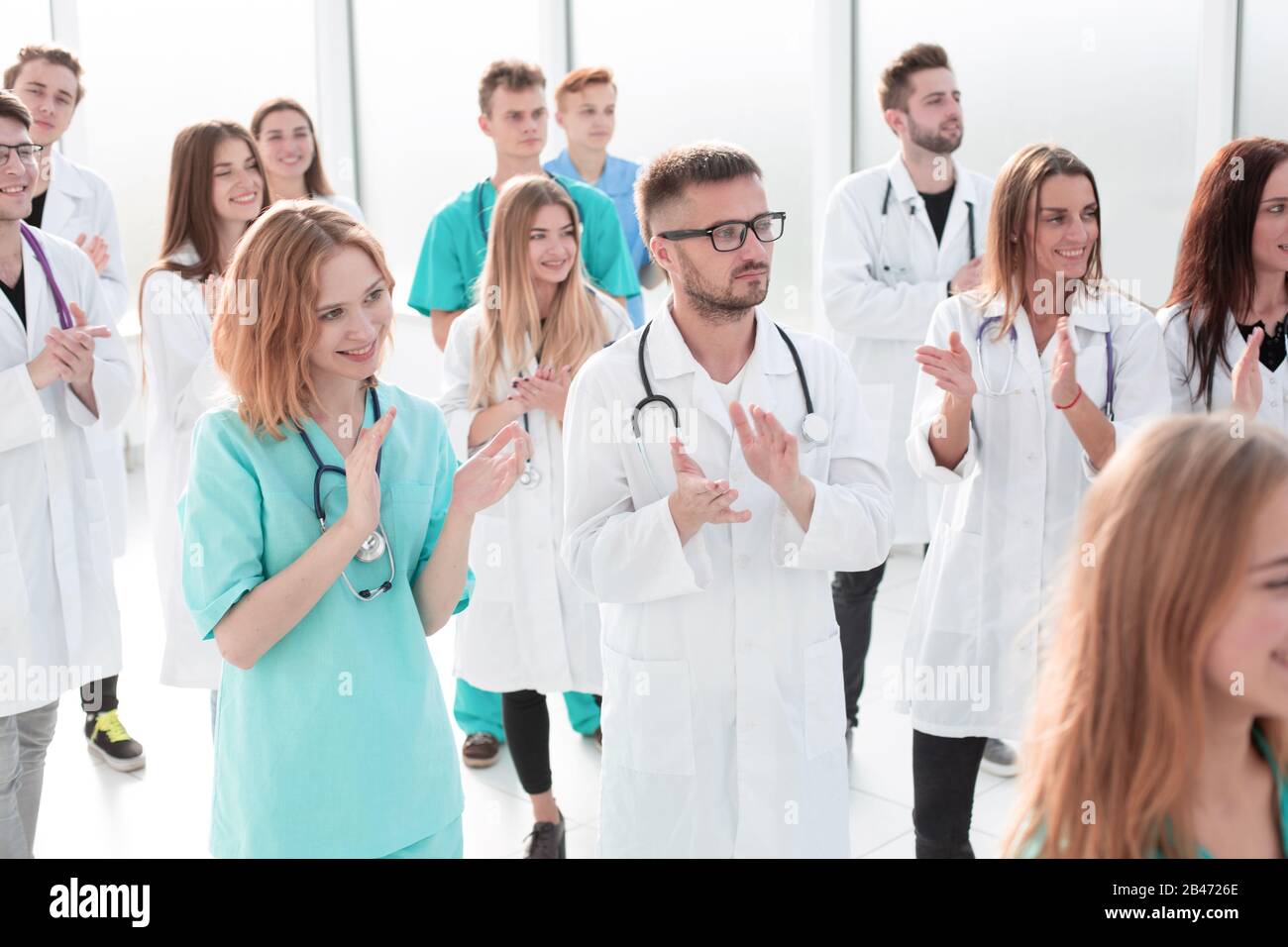Group confident medical professionals hi-res stock photography and ...