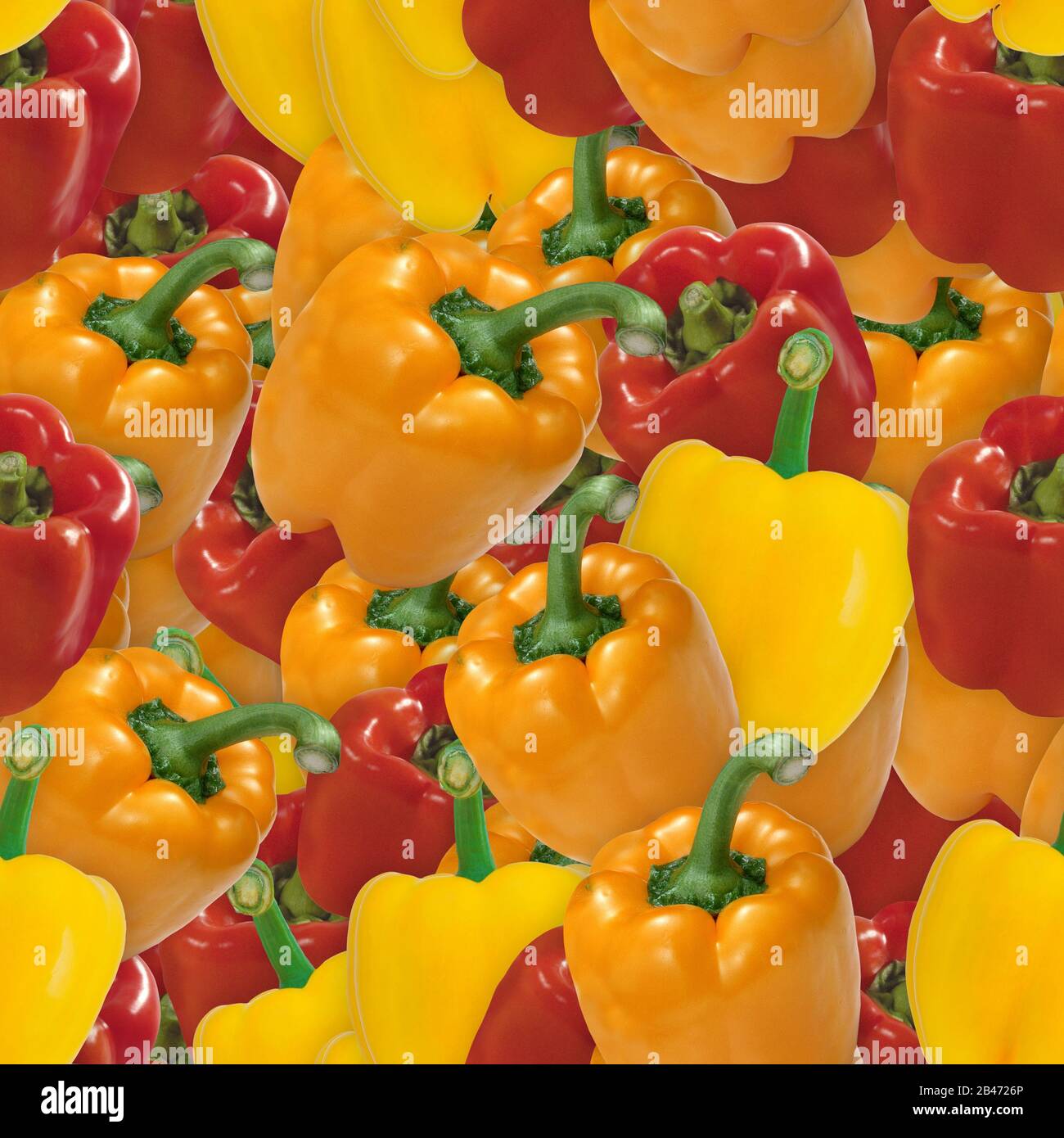 Bell Peppers Seamless Texture Tile Stock Photo - Alamy